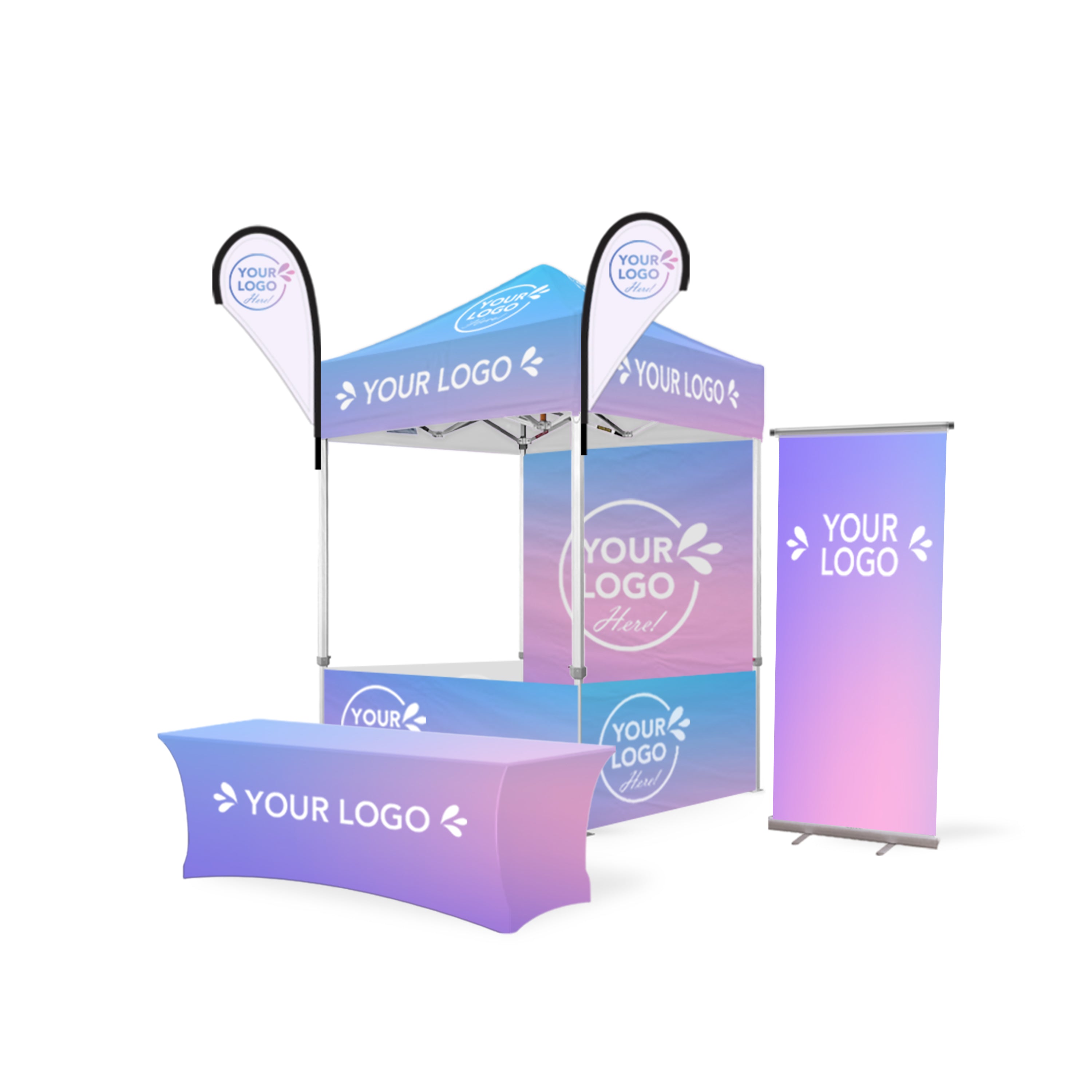 Custom Elite Package 1.5m x 1.5m Printed Folding Marquee
