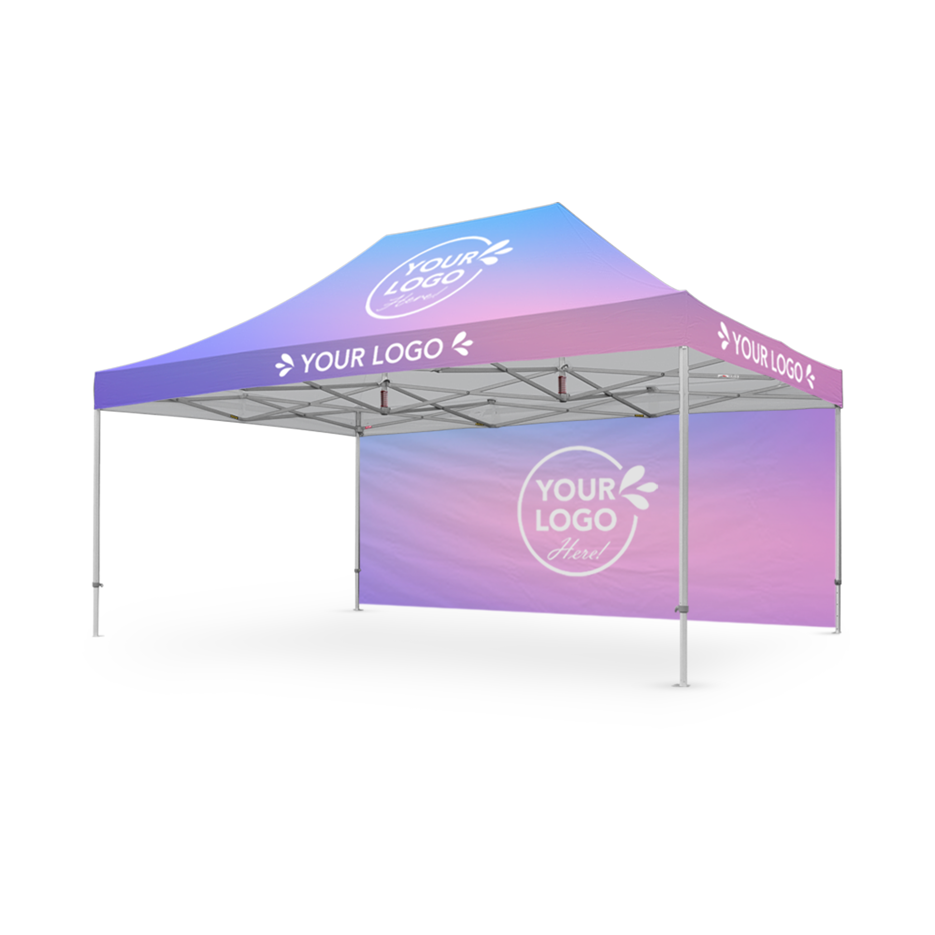 Printed Folding Marquee 4m x 6m | Heavy-Duty Frame & Full Colour Printing