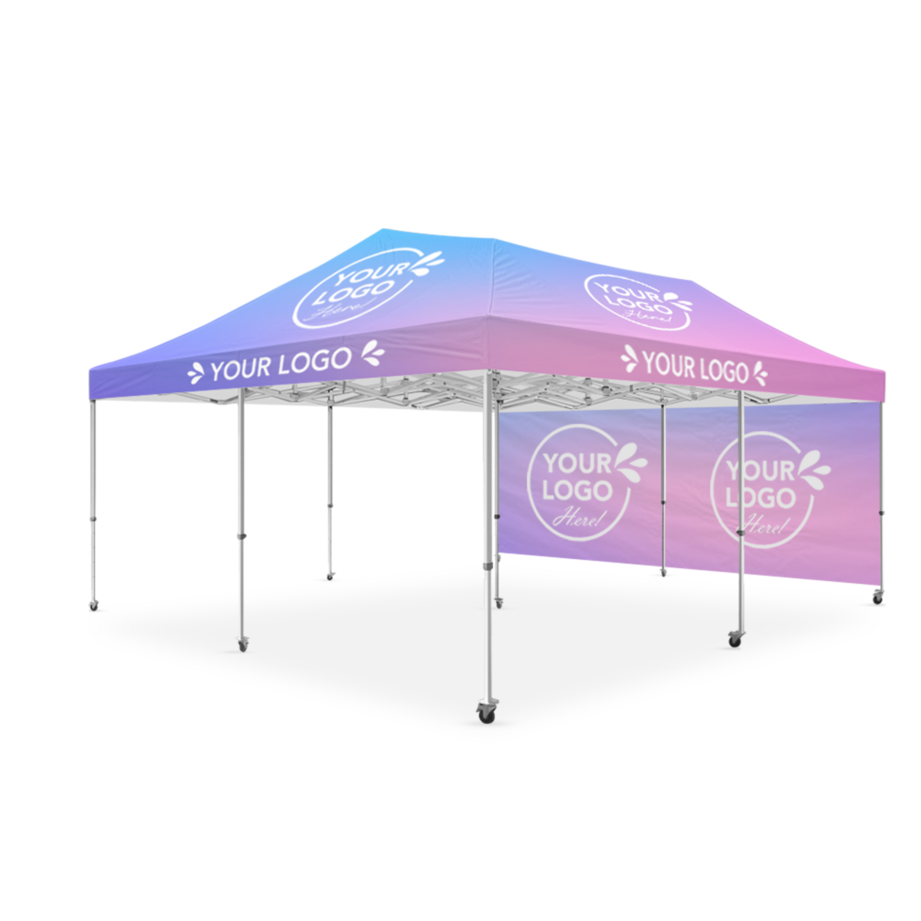 6m x 6m Printed Folding Marquee | Heavy-Duty Custom Branding