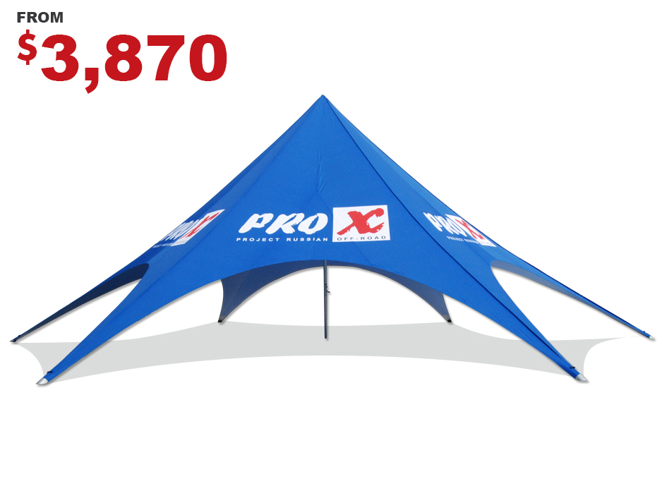 Single Pole Tent & Star Shade Range | Extreme Marquees