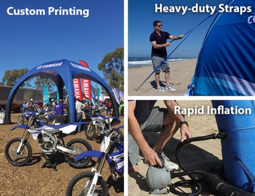 Custom Printed Inflatable Tents & Marquees | Extreme Marquees