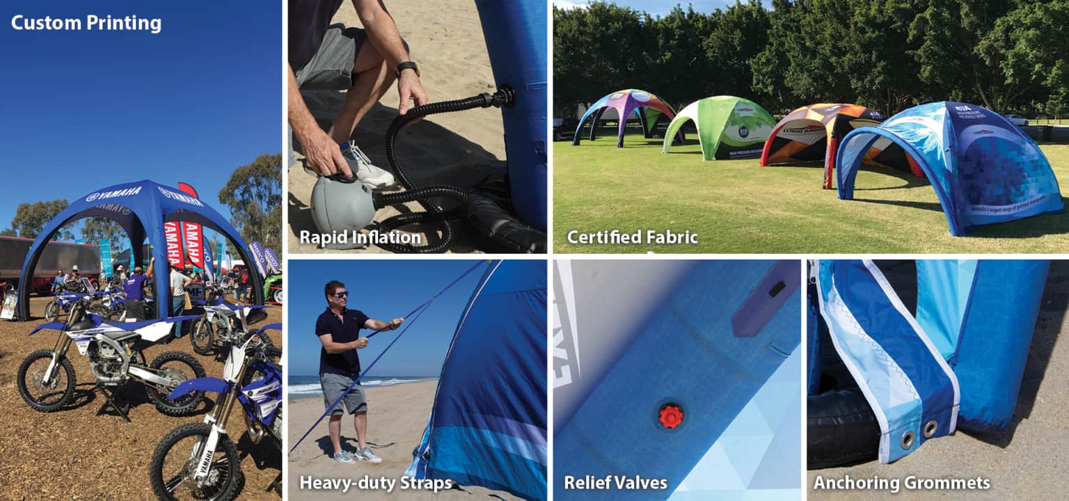 Custom Printed Inflatable Tents & Marquees | Extreme Marquees