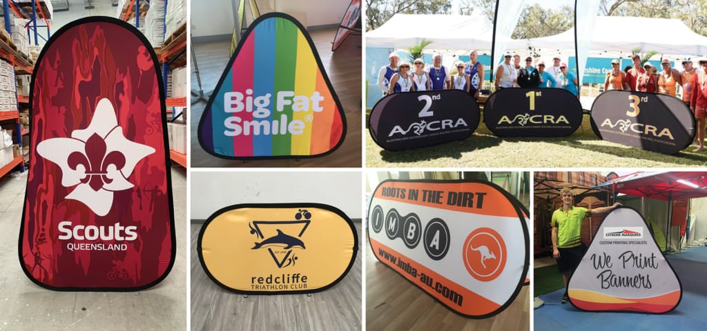 Pop Up Banners at Best Prices in Australia | Extreme Marquees