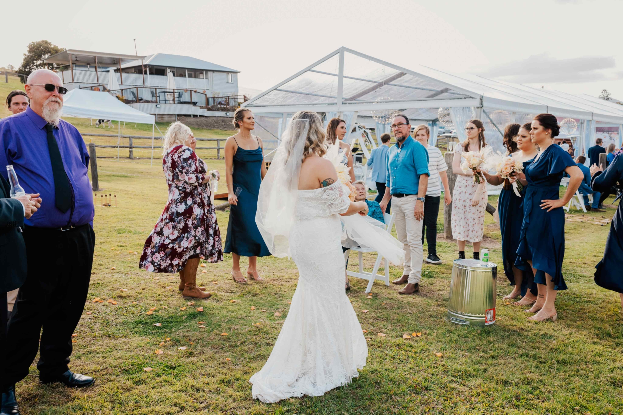 Private Wedding 10m x 25m Crest - Extreme Marquees